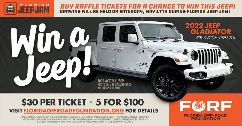Florida Off Road Foundation Raffle 2025 | Raffle Creator