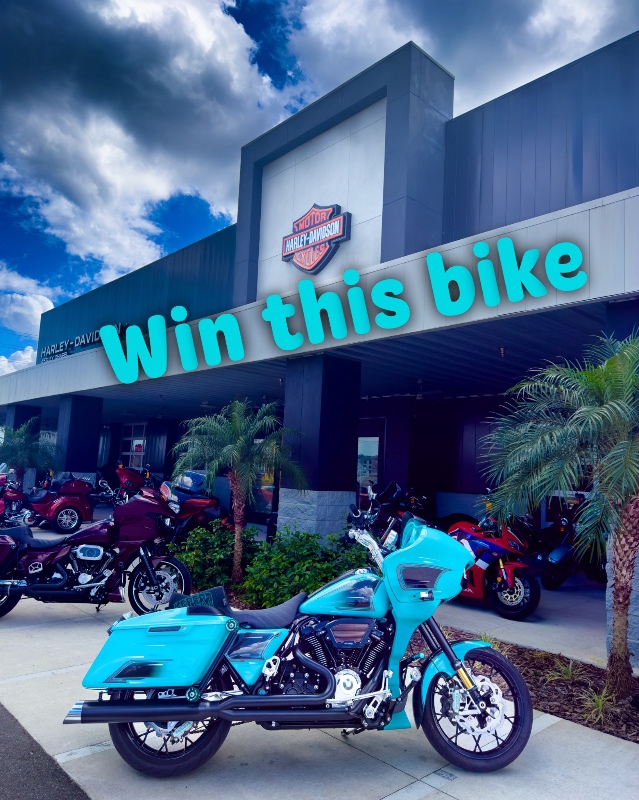 Win a One of a Kind Road Glide - Tiffany Sweepstakes | Raffle Creator